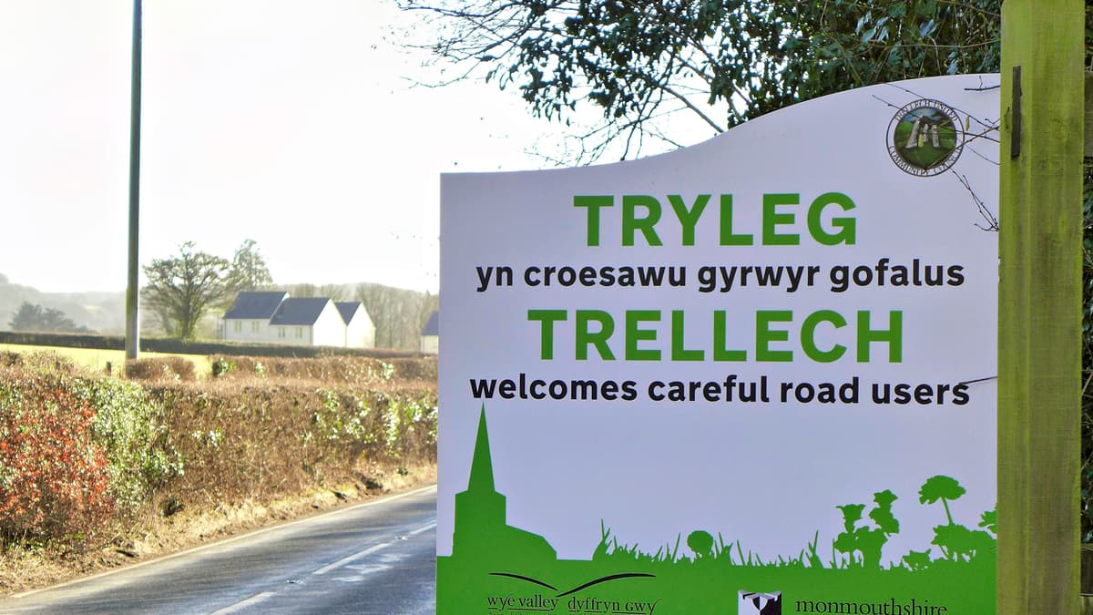 Trellech's new signs are 'cheap and tacky' | chepstowbeacon.co.uk