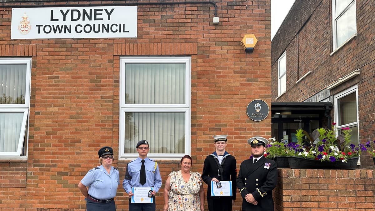 Lydney Town introduces new young mayor cadet leaders | chepstowbeacon.co.uk